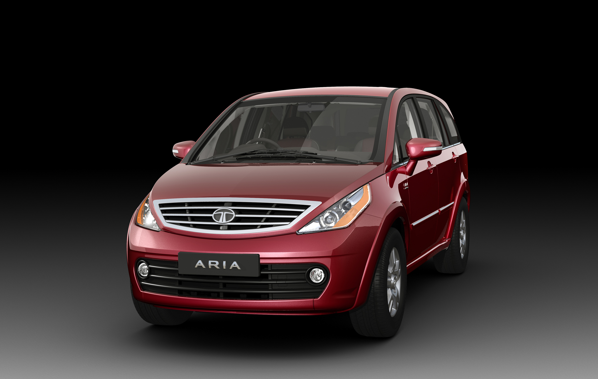 Tata Aria side angle view