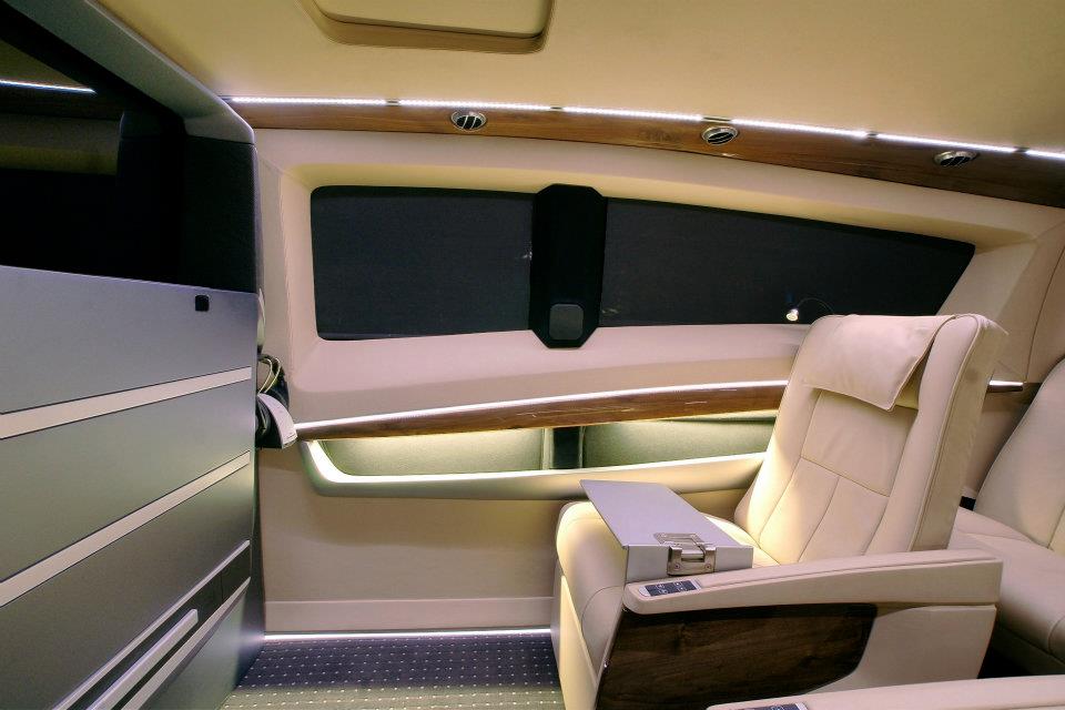 Tata Winger Executive Van interior