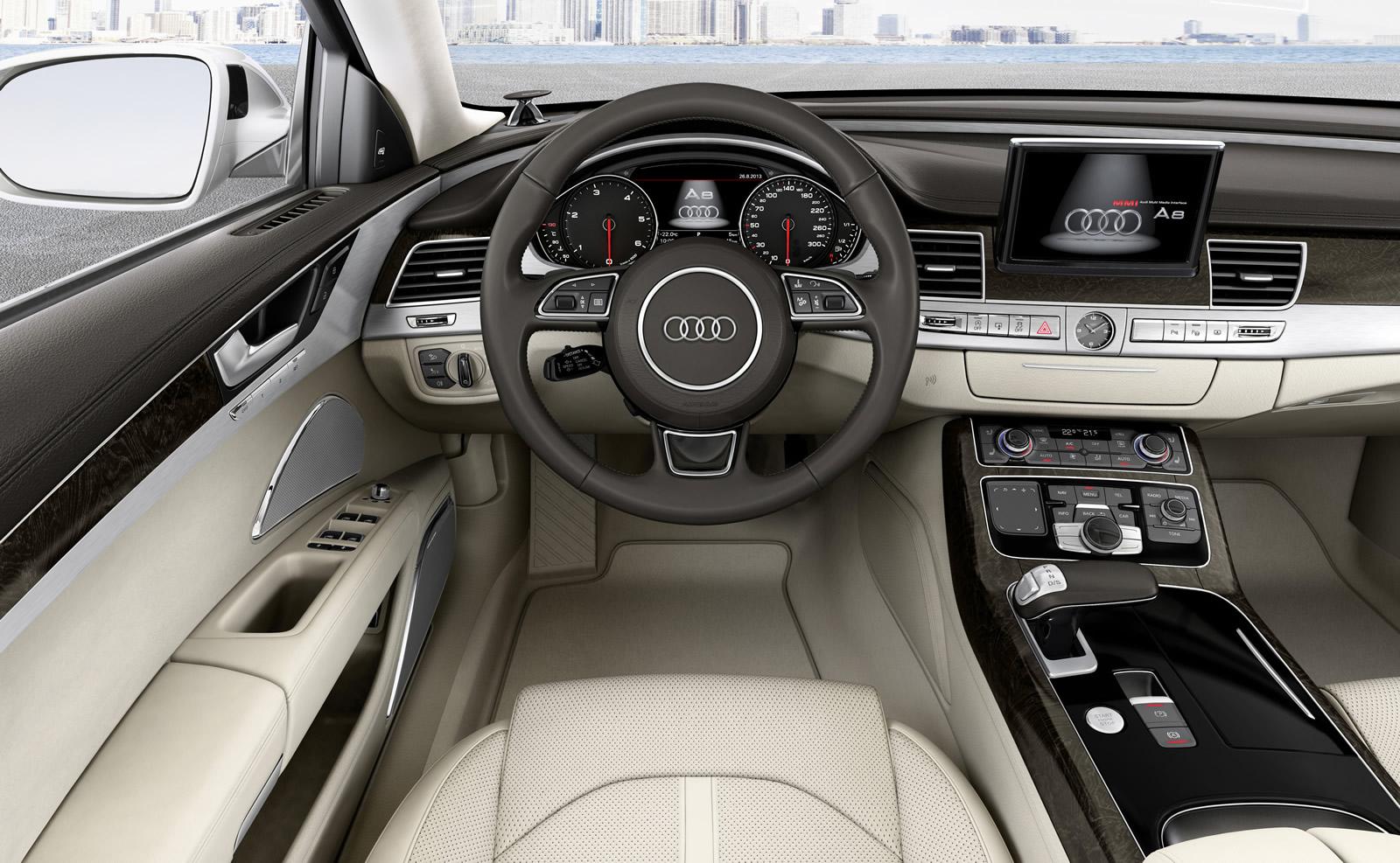 Interior of the 2014 Audi A8