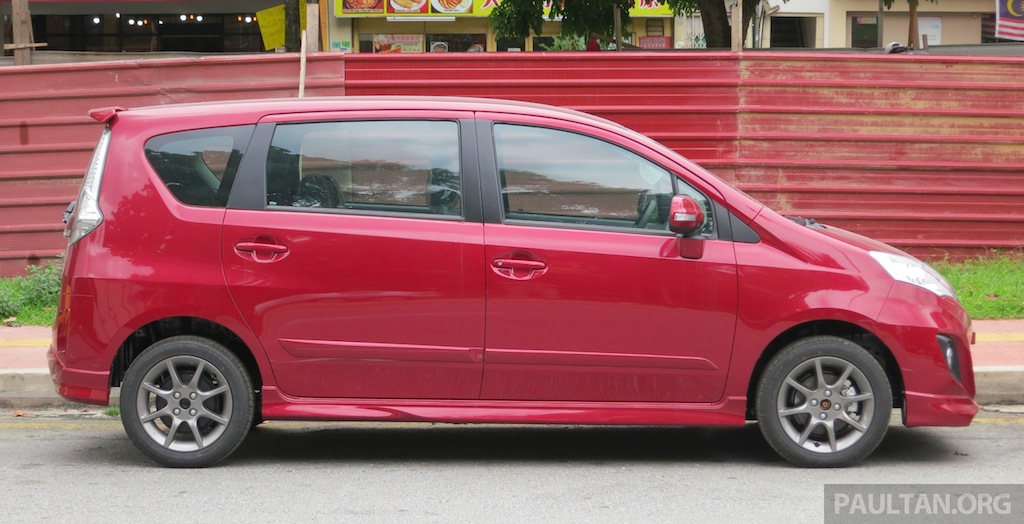 Perodua Alza facelift side