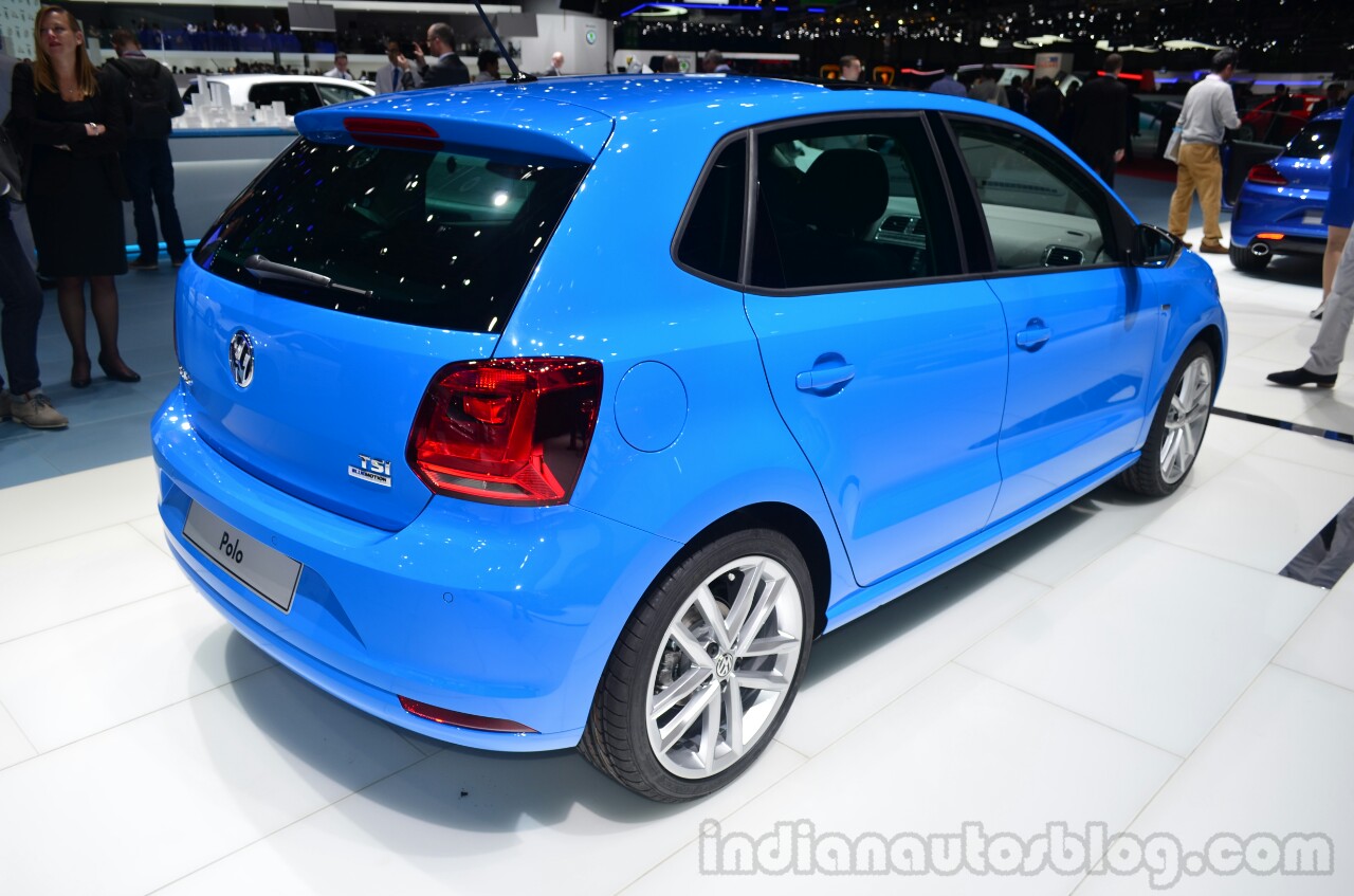 VW Polo TSI BlueMotion rear three quarter - Geneva Live