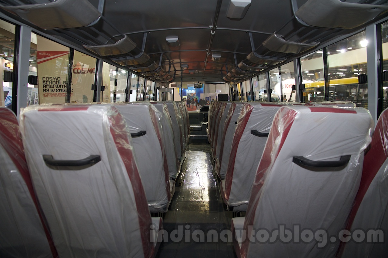 Mahindra Tourister interior at Bus and Special Vehicles Show 2015