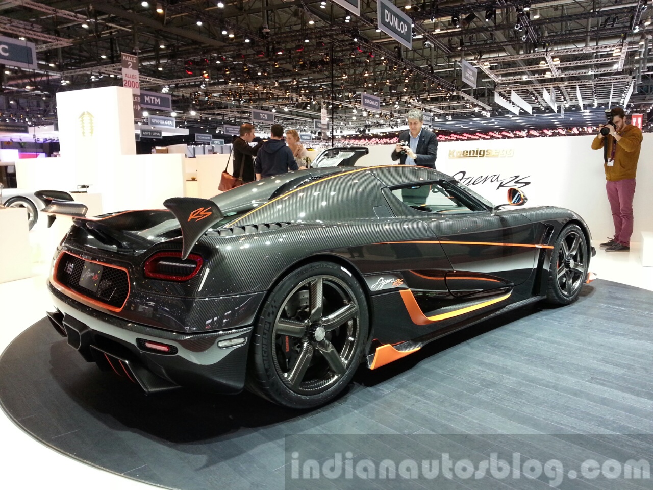 Koenigsegg Agera RS rear three quarters at the 2015 Geneva Motor Show