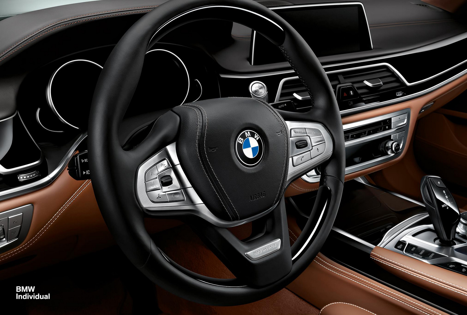 2016 BMW 7 Series Individual steering wheel