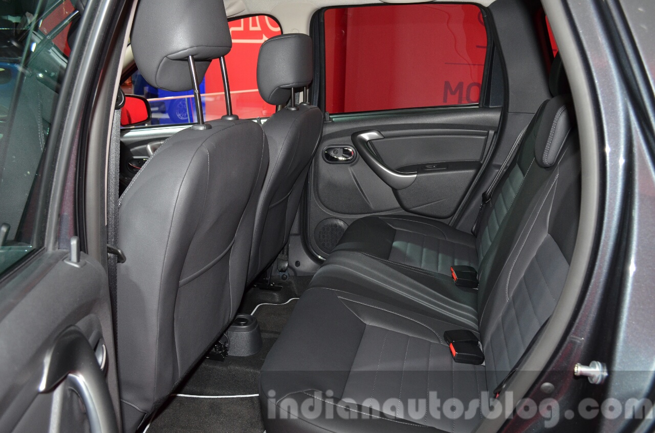 2016 Dacia Duster rear seats legroom at IAA 2015
