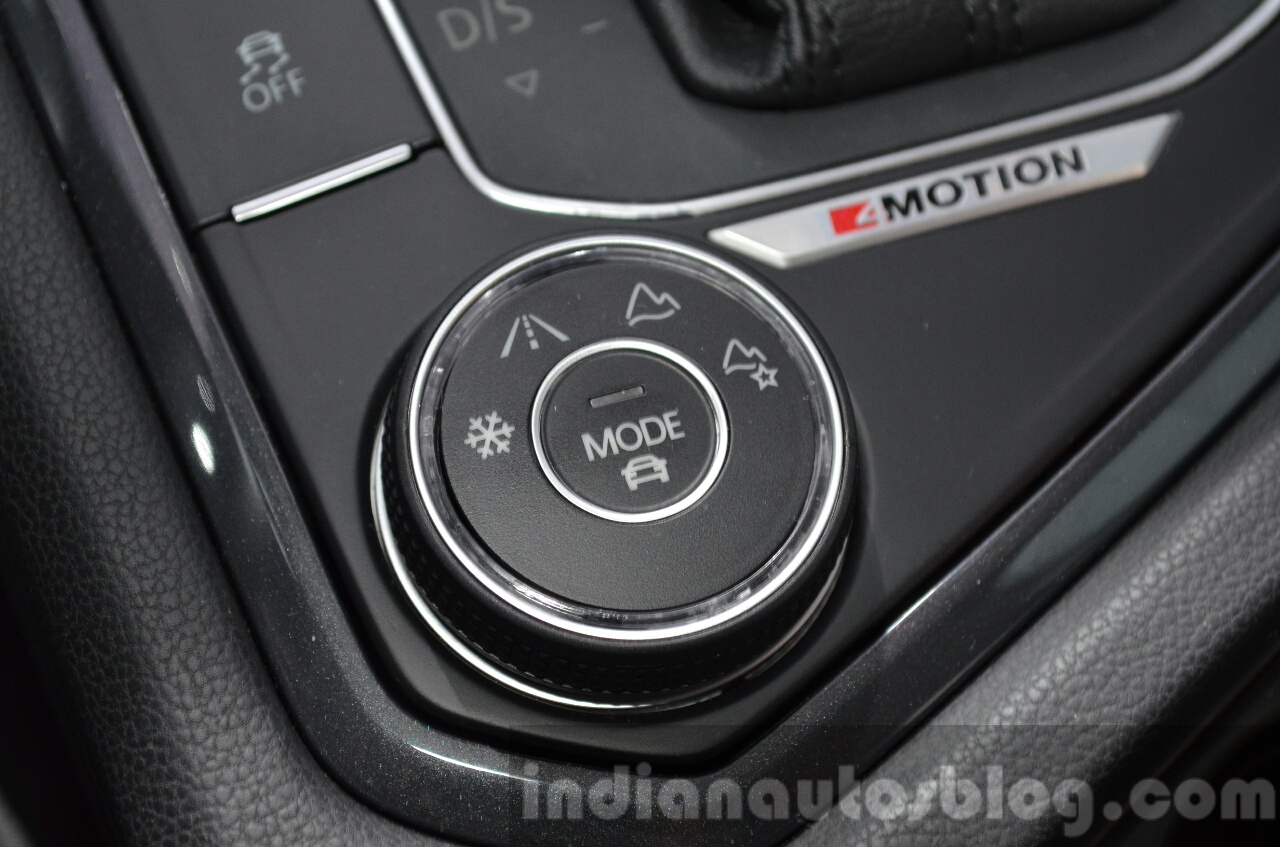 2016 Volkswagen Tiguan drive mode selector at IAA 2015