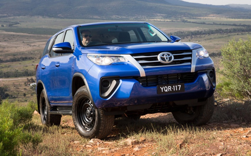 2016 Toyota Fortuner blue launched in Australia