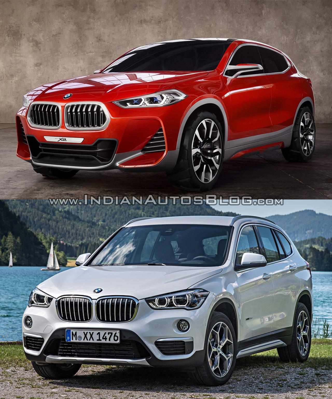 BMW X2 Vs BMW X1 In Images