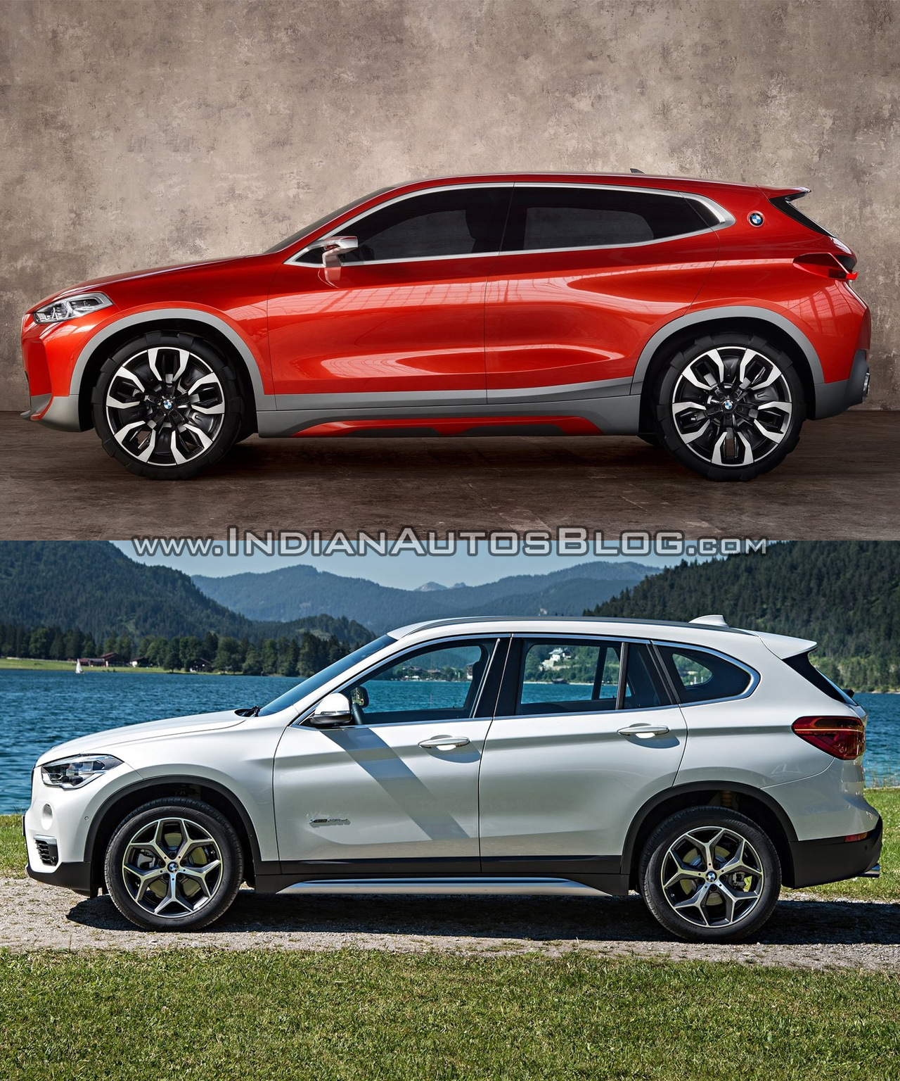 BMW X2 Vs BMW X1 In Images
