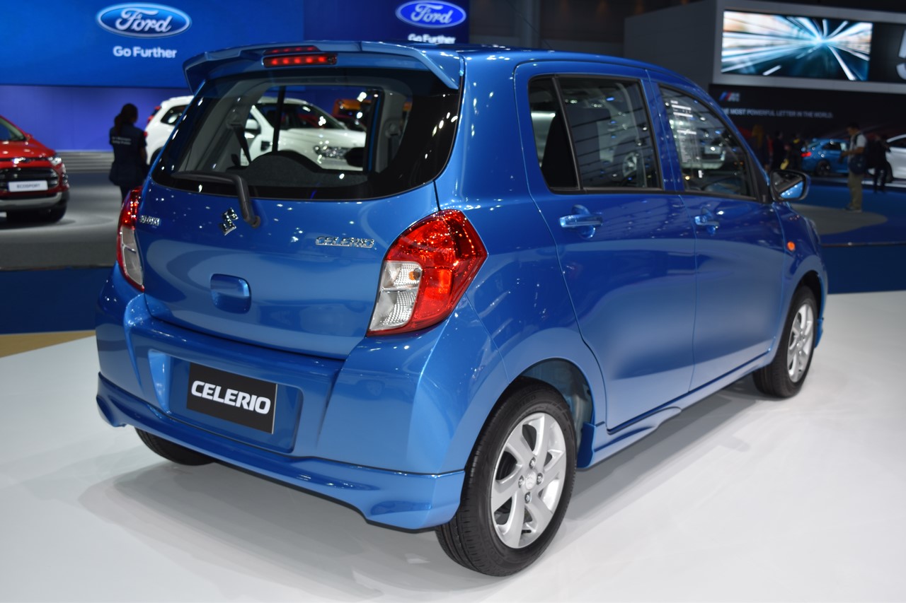 Suzuki Celerio at 2017 Bangkok International Motor Show rear three quarters