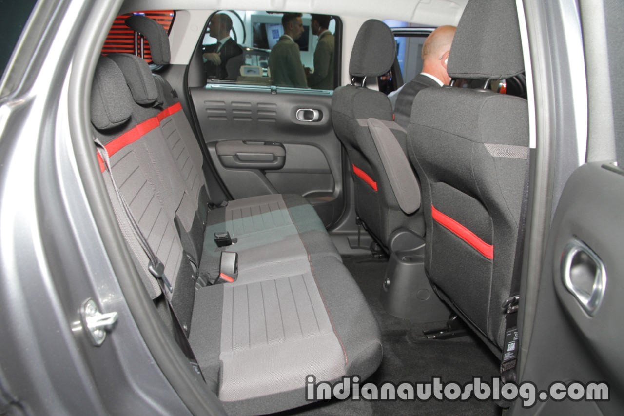 2017 Citroen C3 Aircross rear seat at IAA 2017