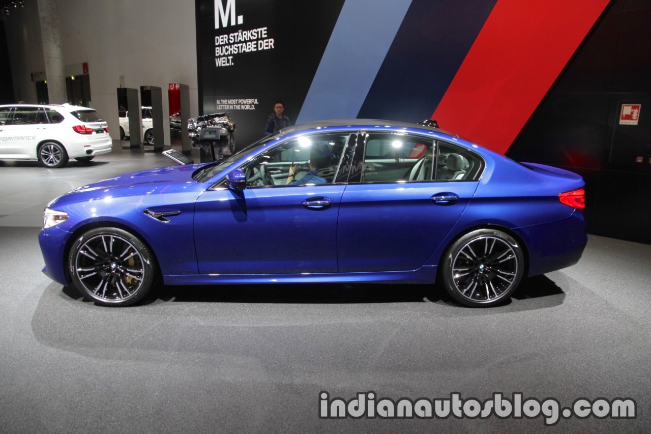 BMW M5 side at IAA 2017