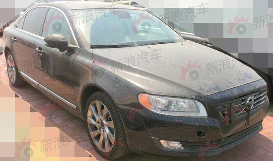 Volvo S80L facelift continues testing in China