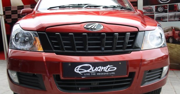 Mahindra Quanto 5-seater in the making
