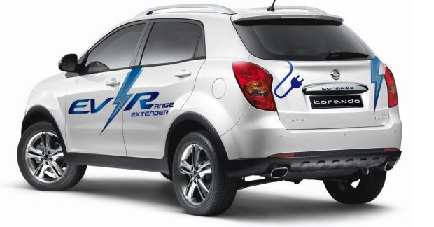 Official images of the Ssangyong Korando C EV-R now available
