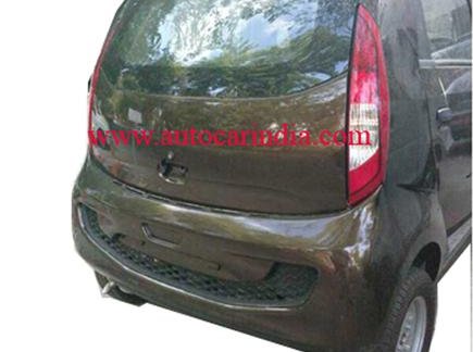 Tata Nano diesel spied with opening bootlid and new bumper