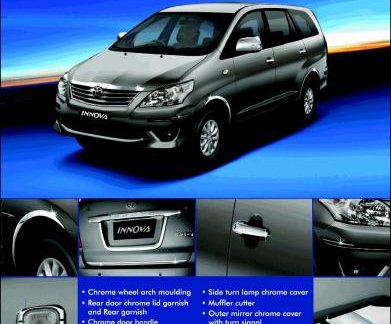 Toyota Innova Chrome Edition launched