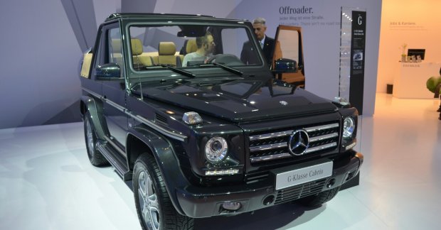 Mercedes G-Class Cabriolet 'Final Edition 200' shown at IAA