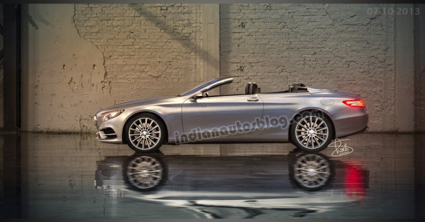 Rendering - SRK envisions the Mercedes S Class Convertible