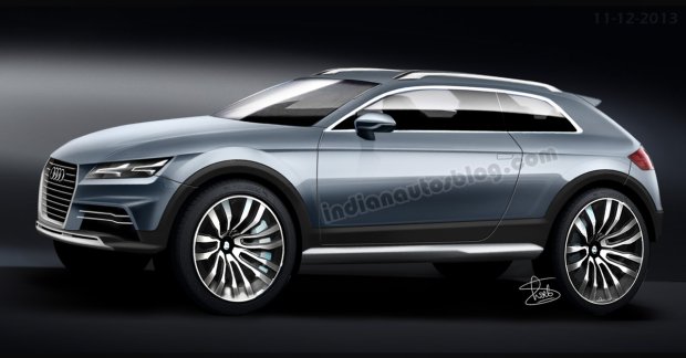 Rendering - Audi Q1 mini SUV two/four door variants
