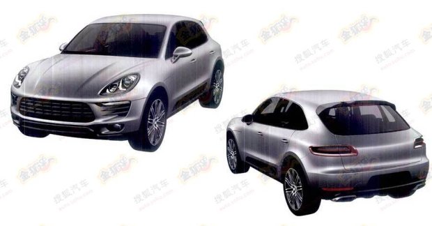 Porsche Macan base variant (4cyl engined variant) patented