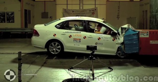 India-made VW Vento crash tested, gets 4/5 stars