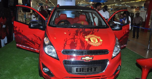 Chevrolet Beat, Sail Manchester United Edition launch soon