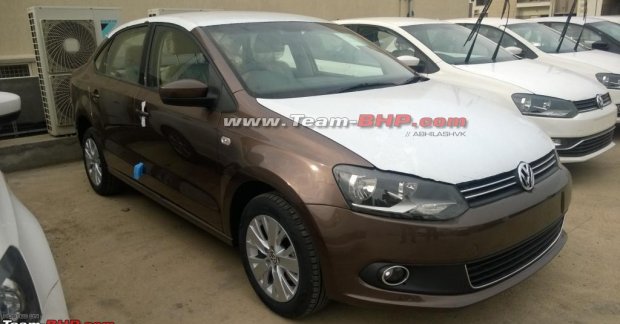 VW Vento facelift diesel with DSG snapped inside out