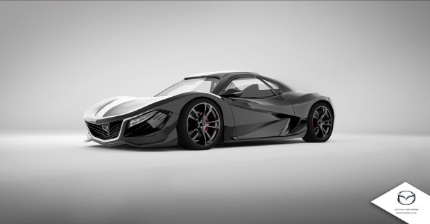 Mazda RX-9 rendered by Alex Hodge
