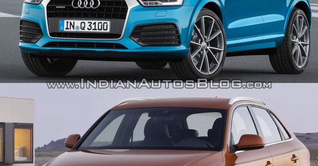2015 Audi Q3 (facelift) vs older model - Old vs New
