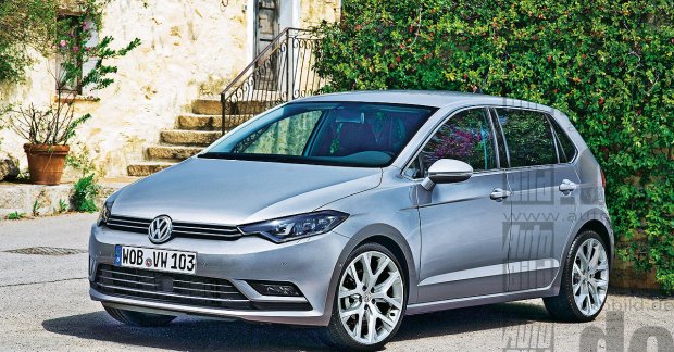 Next generation 2017 VW Polo rendered
