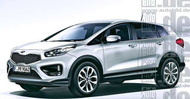 Kia planning a hybrid crossover - Rendering