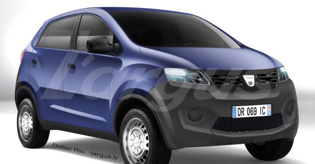 Dacia's entry-level car based on Datsun Redi-Go render