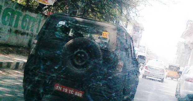 New spyshots of the Mahindra U301 surface from Chennai