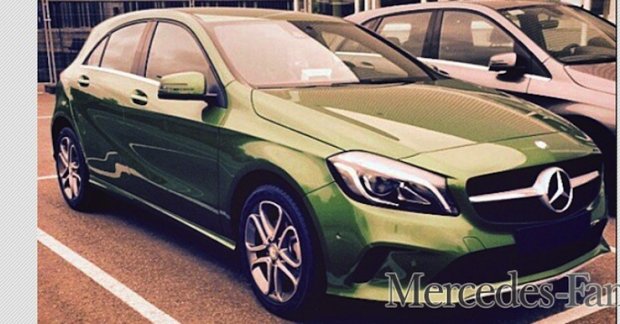 2016 Mercedes A-Class (Facelift) snapped undisguised