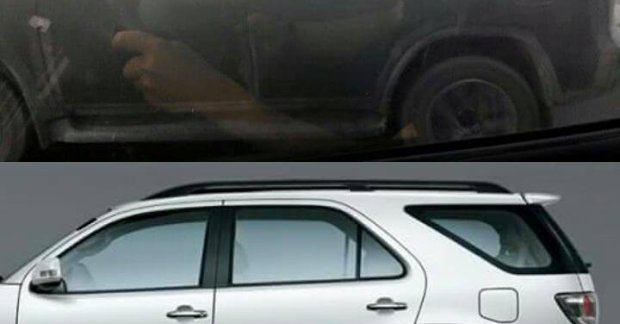 2016 Toyota Fortuner side profile compared to current model