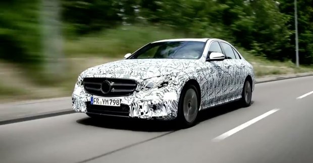 2016 Mercedes E Class headlamp, taillamp revealed
