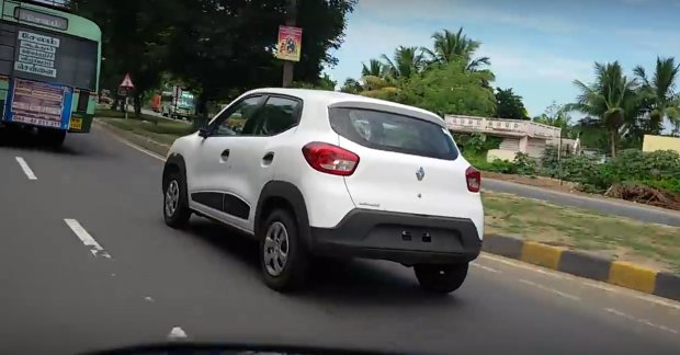 Renault Kwid, without camouflage, caught testing [Video]