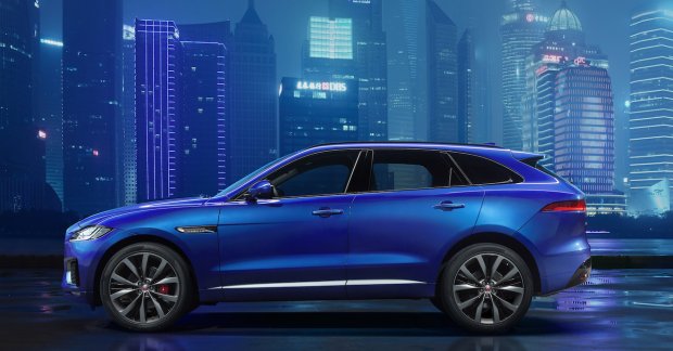 Jaguar F-Pace side profile revealed ahead of Frankfurt debut