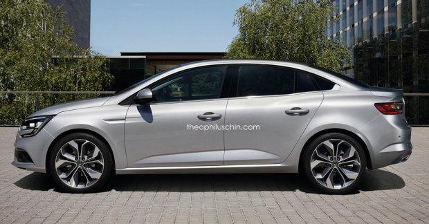 Next generation Renault Fluence - Rendering