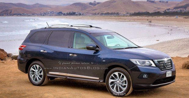 2016 Nissan Pathfinder (facelift) - IAB Rendering