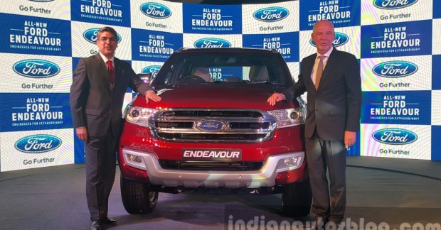 New Ford Endeavour launched at INR 24.75 lakhs