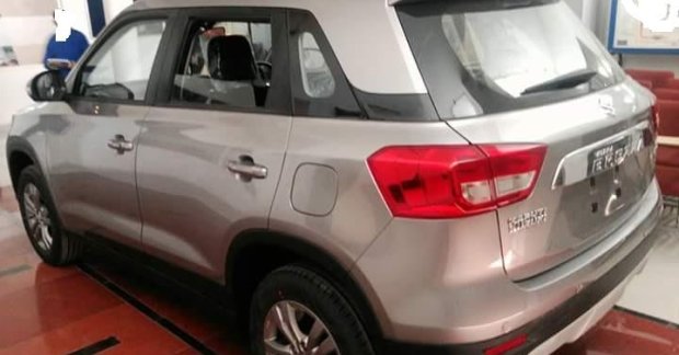Maruti Vitara Brezza ZDi+ spied at dealer training
