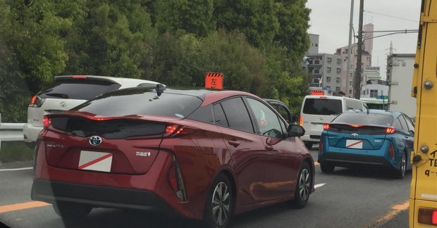 Toyota Prius Prime (Toyota Prius PHV) spotted in Japan