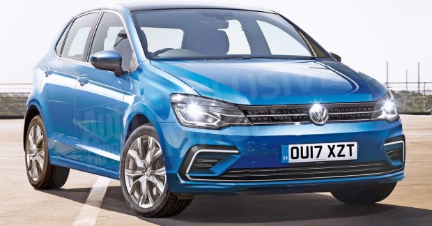 Next-gen 2017 VW Polo based on MQB platform - Rendering