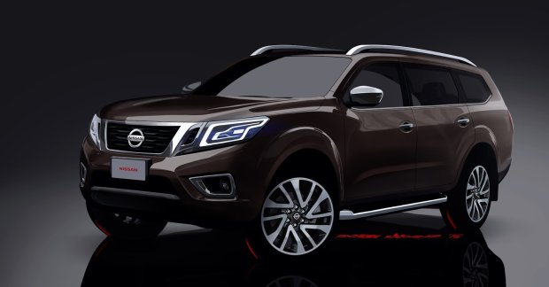 Nissan Navara-based SUV - Rendering by Andrey Kirichenko