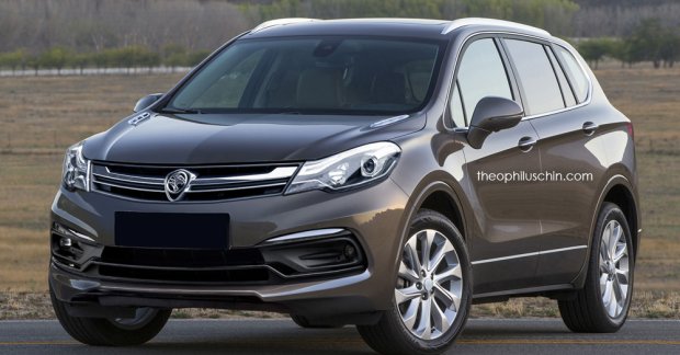 Proton Perdana-based SUV - Rendering