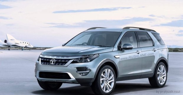 Tata Safari Rendered With Land Rover Discovery Sport Styling 