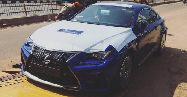 Lexus RC-F spotted in Chennai