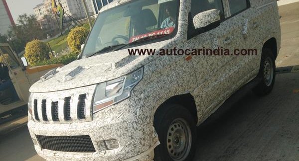 Mahindra TUV500 (TUV300 XL) spied testing for the first time